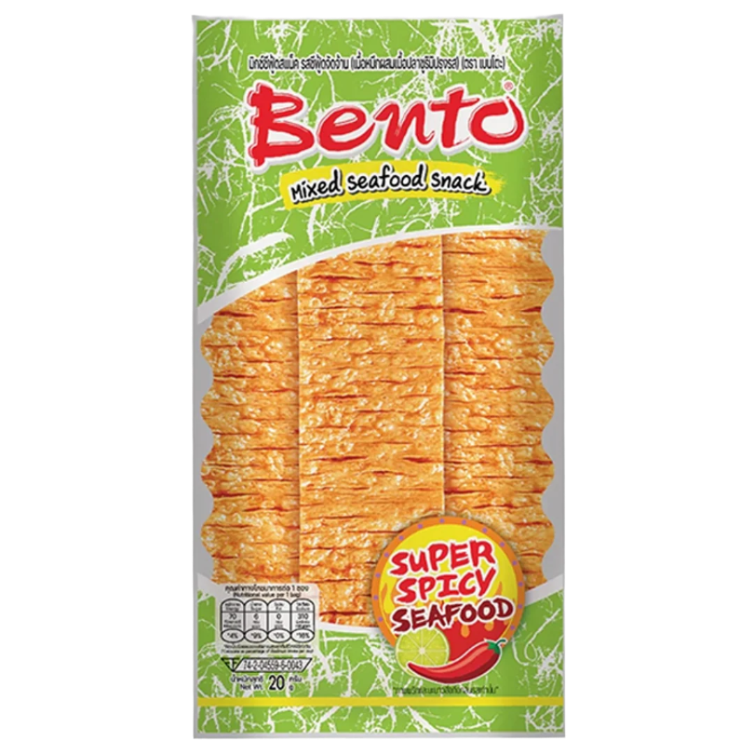 Seafood Snack Super Spicy Seafood Flavor BENTO, 20 g – YOUMAME